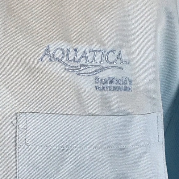 Ultra Club | Shirts | New Aquatica Seaworld Water Park Casual Shirt Lrg ...